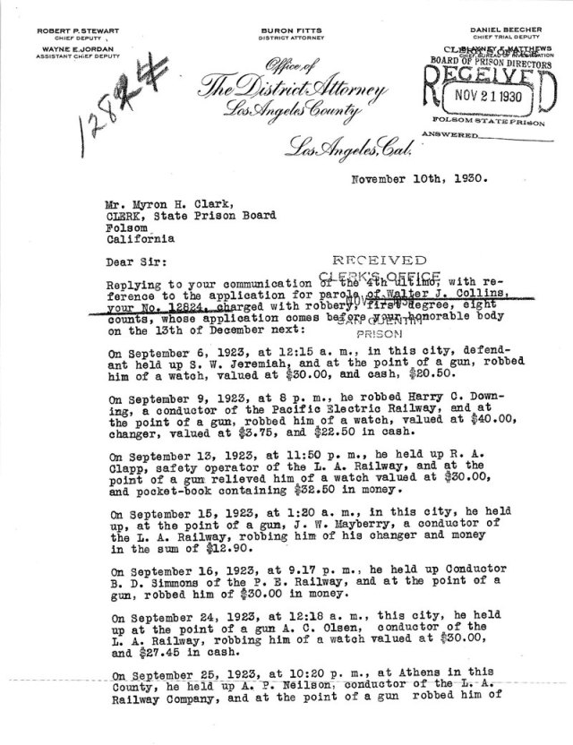 Voices — Christine Collins, November 10, 1930