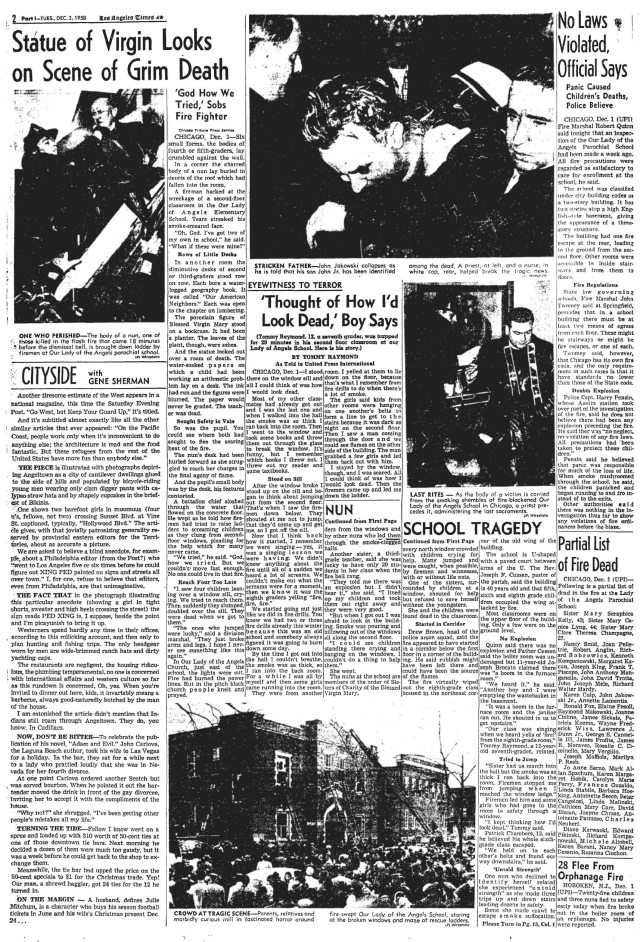 December 2, 1958: 90 die in Chicago school fire