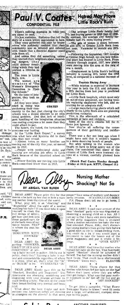 September 21, 1959: Paul V. Coates — Confidential File