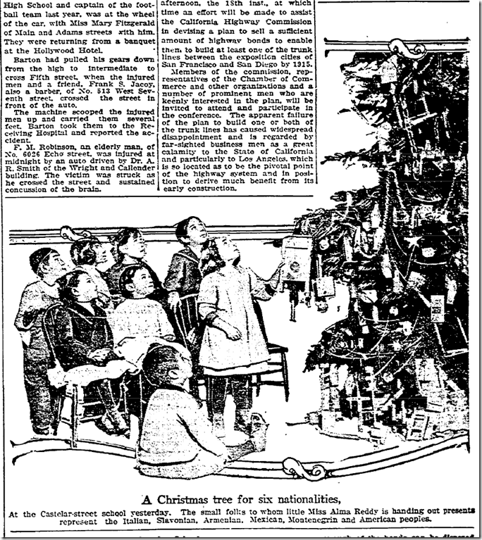 Christmas in Los Angeles, 1913