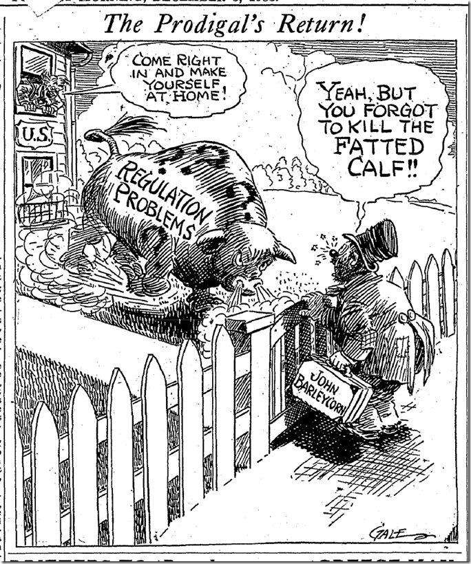 PROHIBITION ENDS!