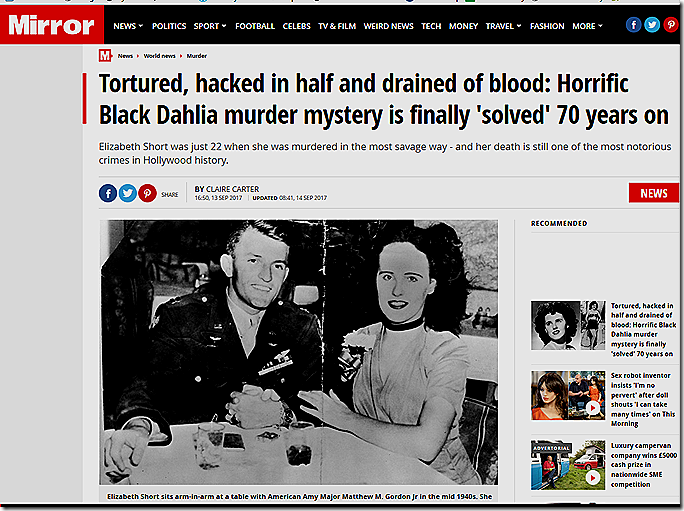 Black Dahlia: Leslie Dillon, Paul De River and the LAPD – Part 3