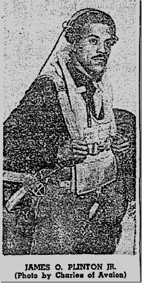 Black L.A., 1947: Famous Flier James O. Plinton Jr. Visits L.A.