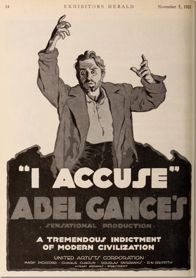 Mary Mallory / Hollywood Heights: Abel Gance’s ‘J’Accuse’ a Passionate ...