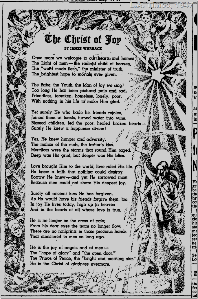 December 25, 1947: The Times Christmas Poem