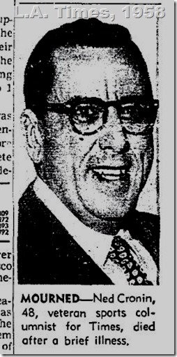 Voices: Recalling Times Sports Columnist Ned Cronin