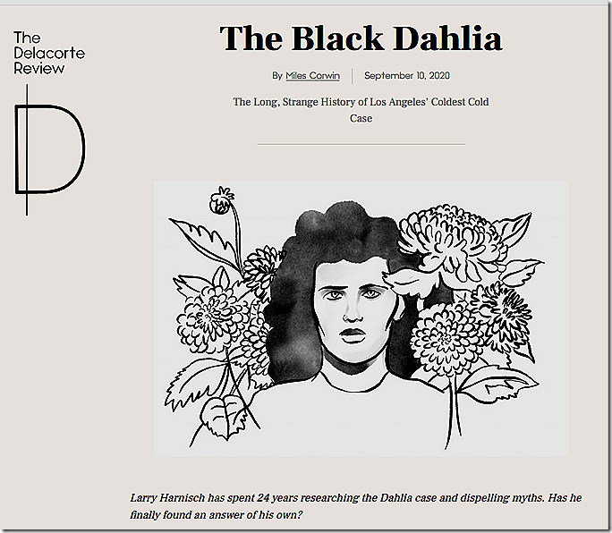 Black Dahlia: My 24 Years With L.A.’s Coldest Cold Case