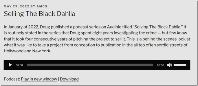 Black Dahlia: Doug Laux on ‘Selling the Black Dahlia’